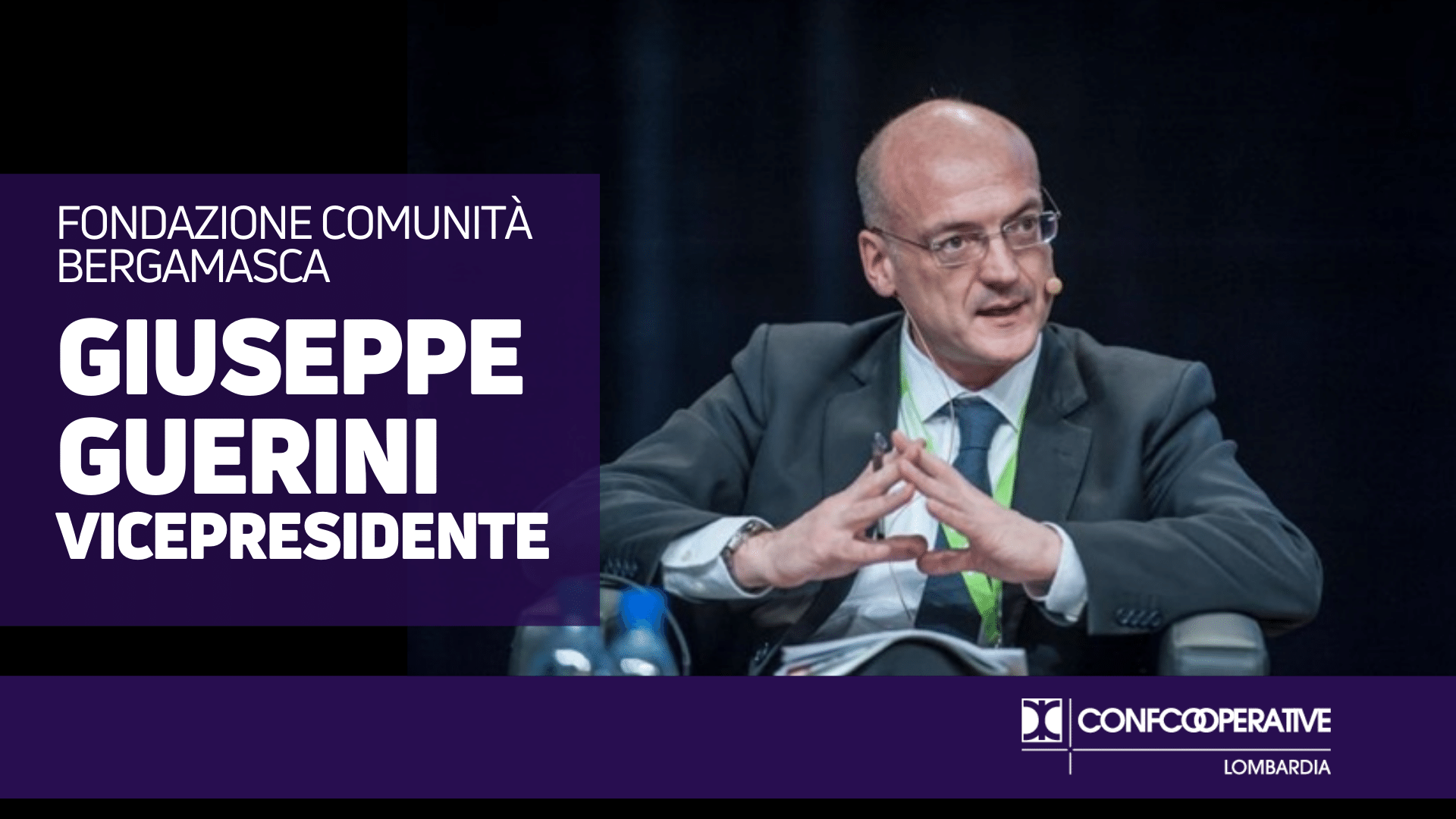 Giuseppe Guerini vicepresidente della Fondazione della Comunità ...