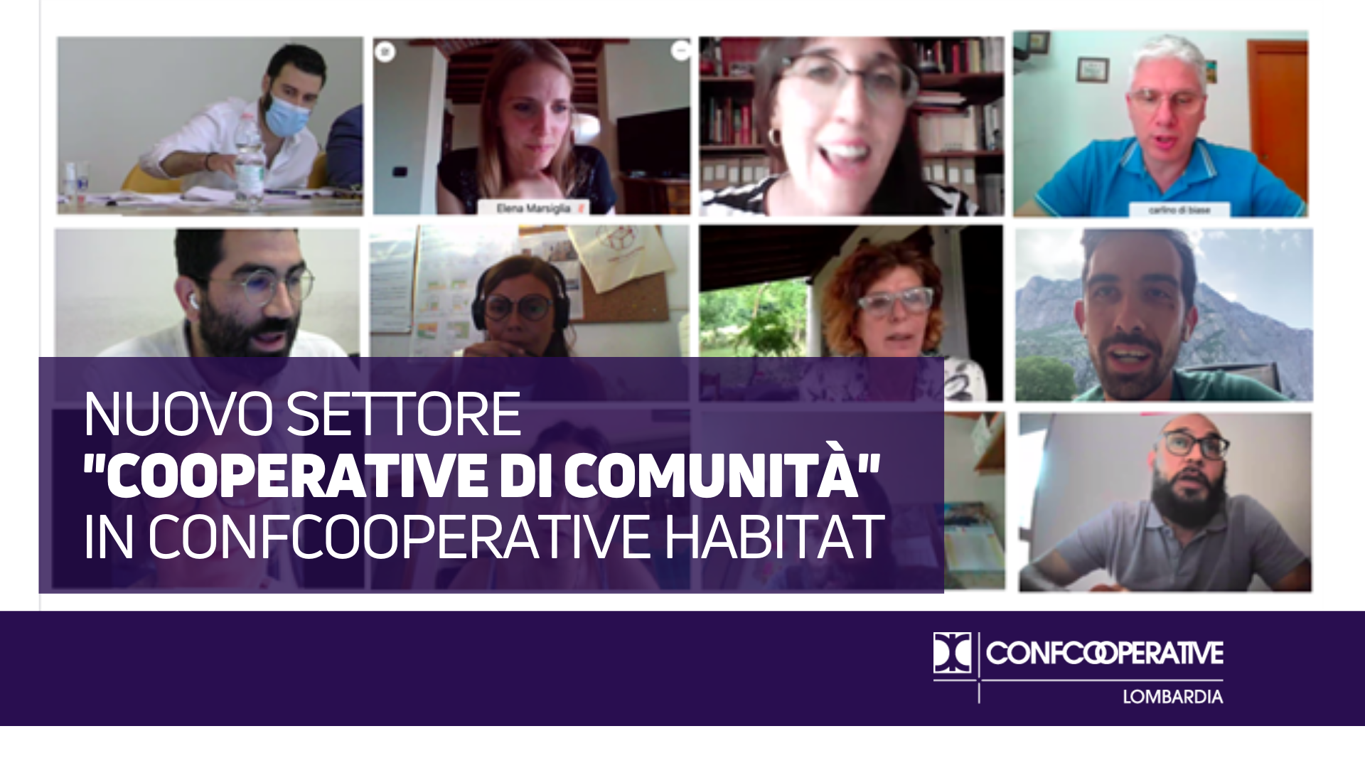 Nuovo Settore "Cooperative di Comunità" in Confcooperative Habitat - Confcooperative Lombardia