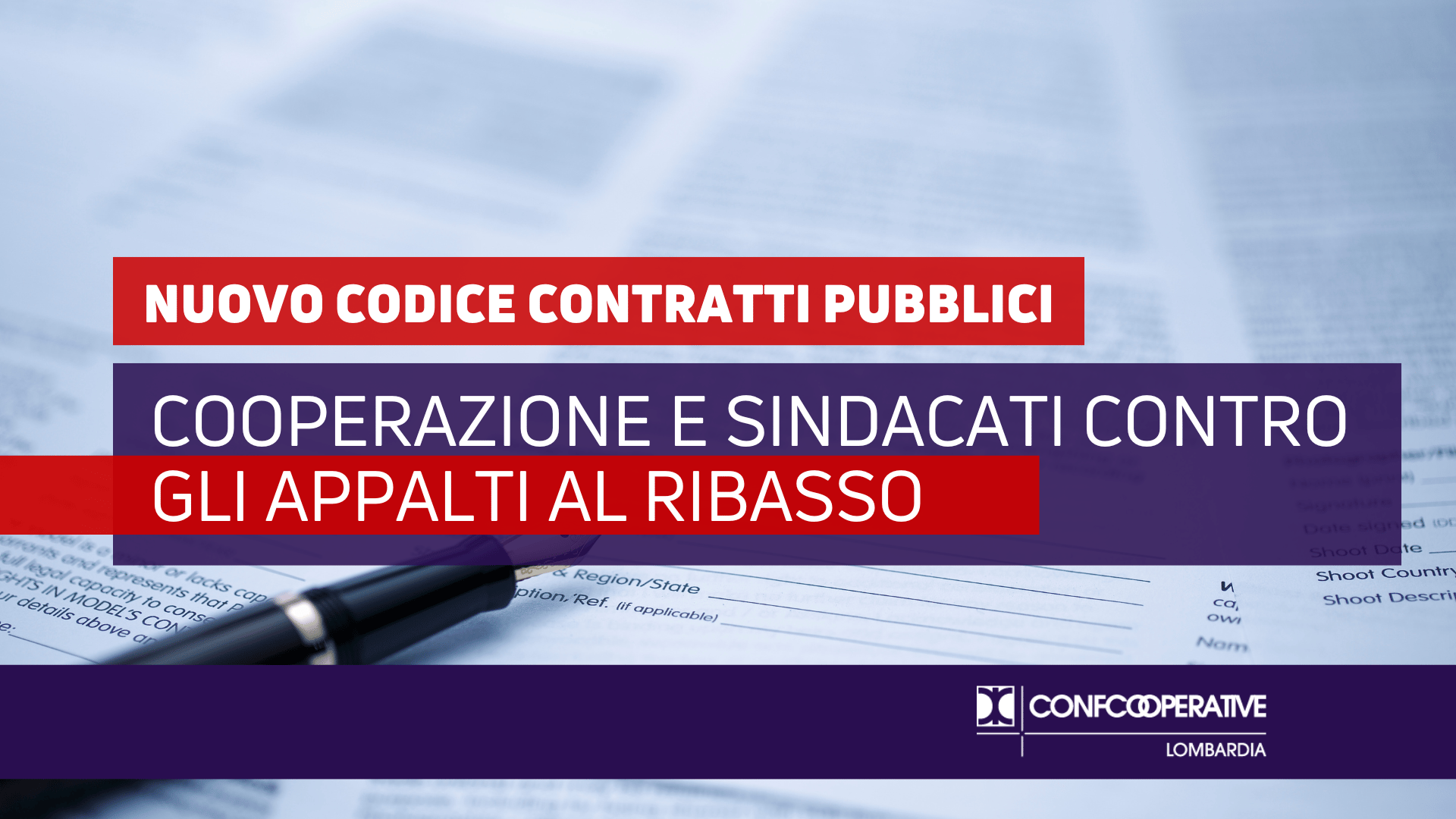Cooperazione e sindacati contro gli appalti al ribasso. Più tutele per lavoratori e servizi nel ...